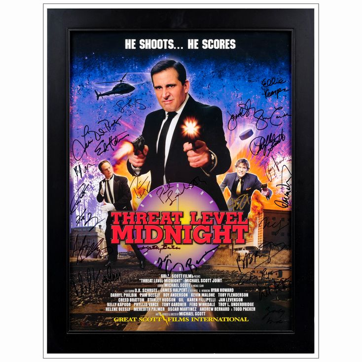 207: Prop Movie Poster (21 x 27 Framed ) Autographed by Steve Carell ...