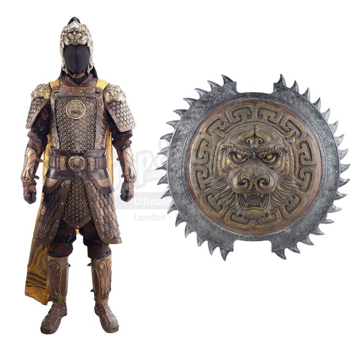 Gold Tiger Lieutenant Armor with Shield | GREAT WALL, THE (2016)