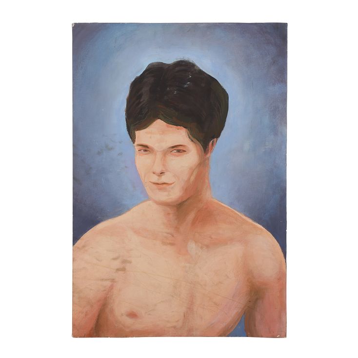 Lot 84 - Hand-painted Portrait of Dirk Diggler (Mark Wahlberg) | BOOGIE NIGHTS (1997)