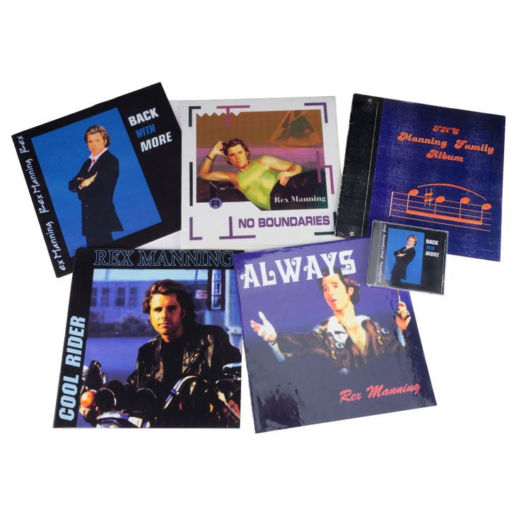 124. Set of Five Rex Manning (Maxwell Caulfield) Records with CD ...