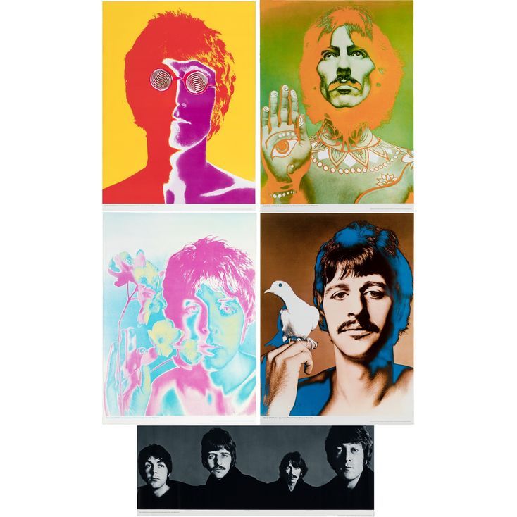 33. Commercial Posters (5) (23 x 31 (4), 40 x 14 (1); Near Mint Rolled ...