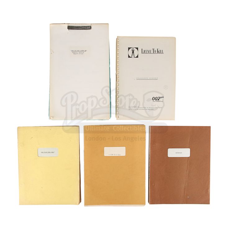 Collection of Five Scripts | JAMES BOND: VARIOUS PRODUCTIONS