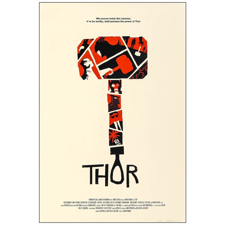 Lot # 259: THOR - Hand Signed and Numbered Limited Edition Screen Print ...