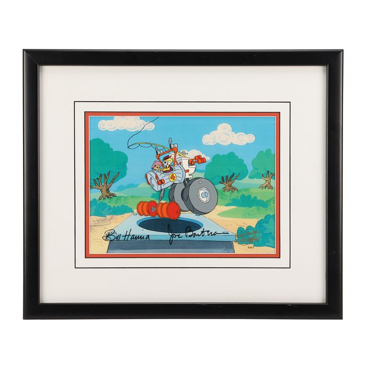 394. Framed Fender Bender 500 Original Production Animation Cel ...