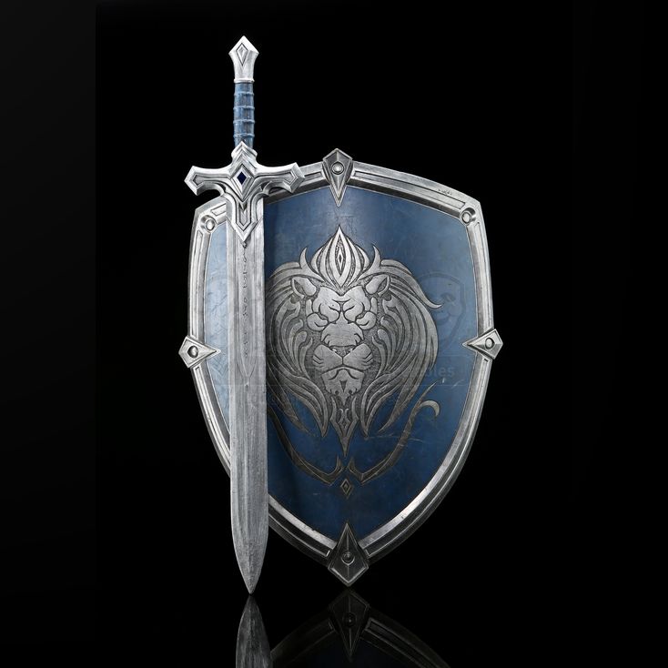 Lot 470 - Warcraft Auction - Alliance Foot Soldier Stunt Sword and ...