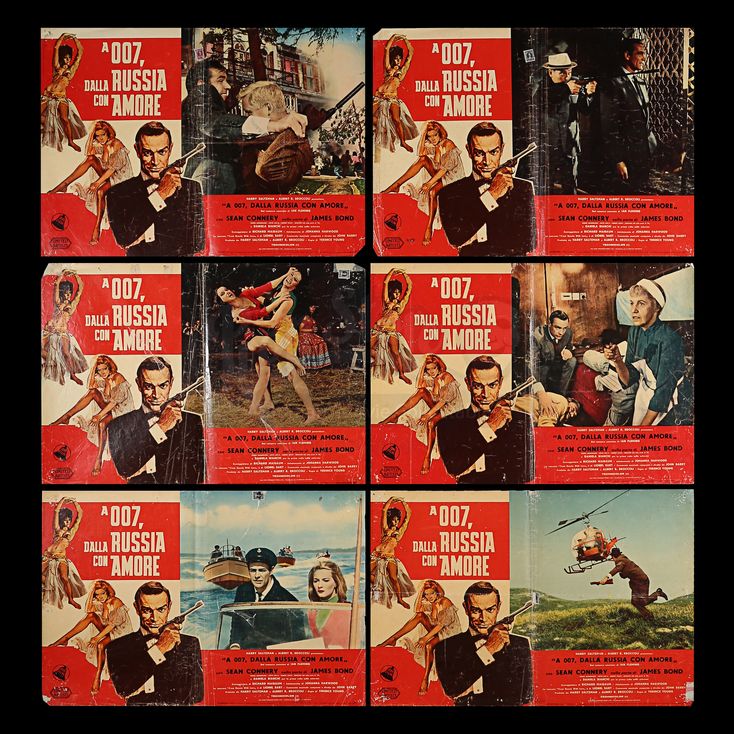 Carter-Jones Collection Six Italian Photobustas, 1964 | JAMES BOND ...