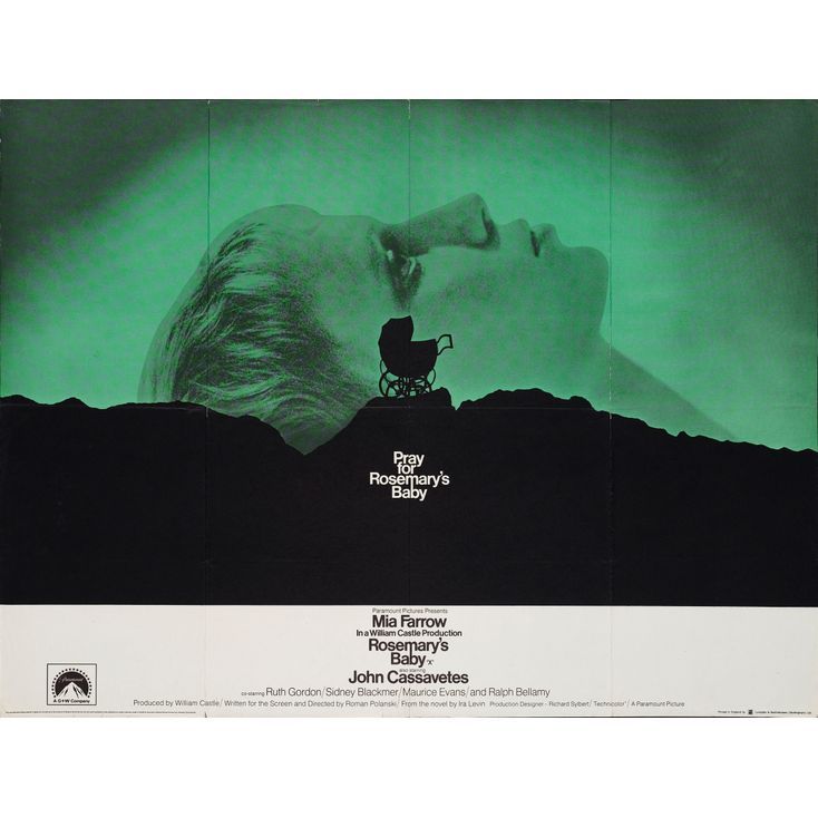 995. Full-Bleed British Quad (40 x 30 ); Very Fine- Folded ### ROSEMARY ...