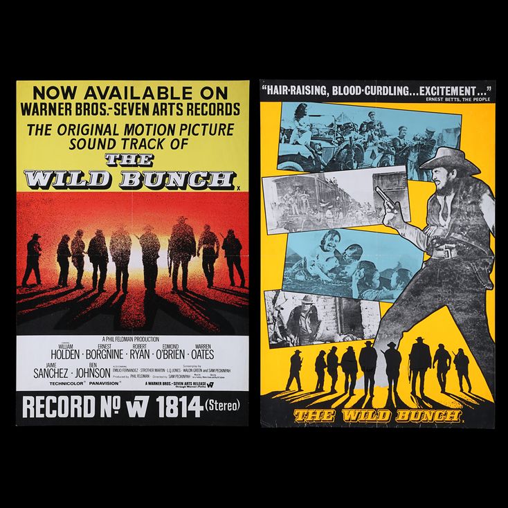 Two UK Double Crown Posters, 1969 | WILD BUNCH, THE (1969)