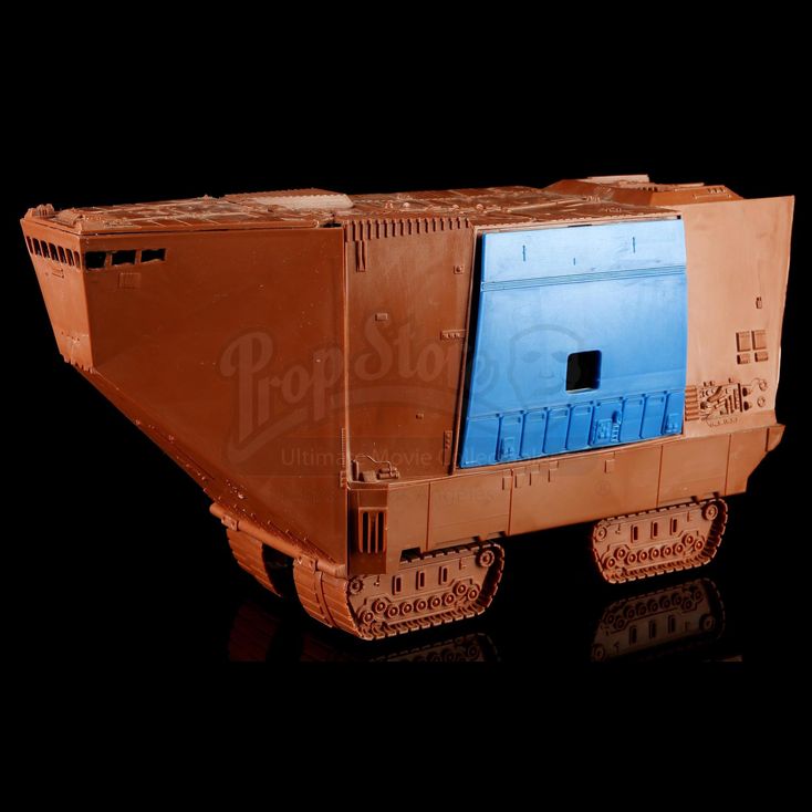 Jawa Sandcrawler Early First Shot Prototype with Blue Door | STAR WARS TOYS