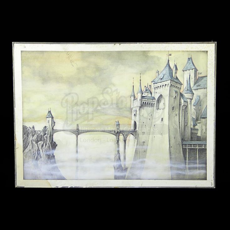 Brian Froud Hand-Painted Castle Bridge Production Artwork | STORYTELLER ...