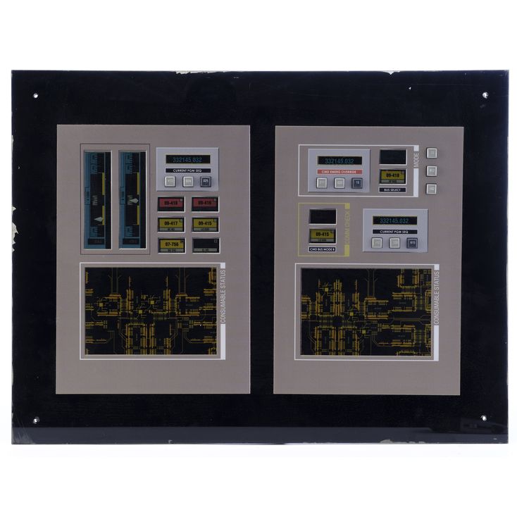 Lot 1203 - Framed Enterprise NX-01 Control Console | STAR TREK ...