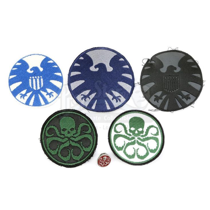 Pair of Hydra ID Badges with Hydra and S.H.I.E.L.D Accessories | MARVEL ...