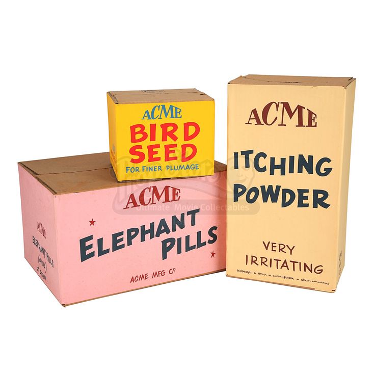 Acme Bird Seed, Itching Powder and Elephant Pills | WHO FRAMED ROGER ...