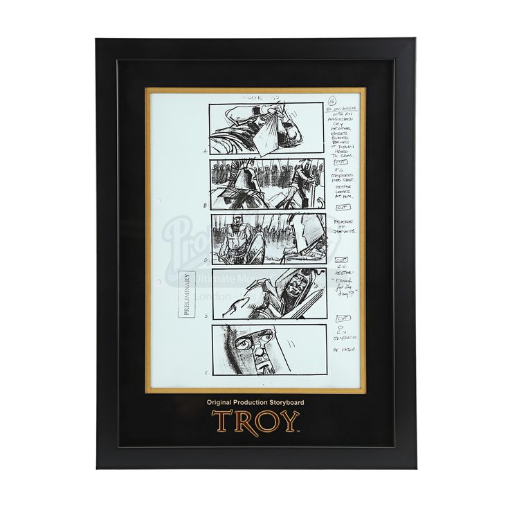 Original Production Storyboard - Angled Shot of Hector Killing ...