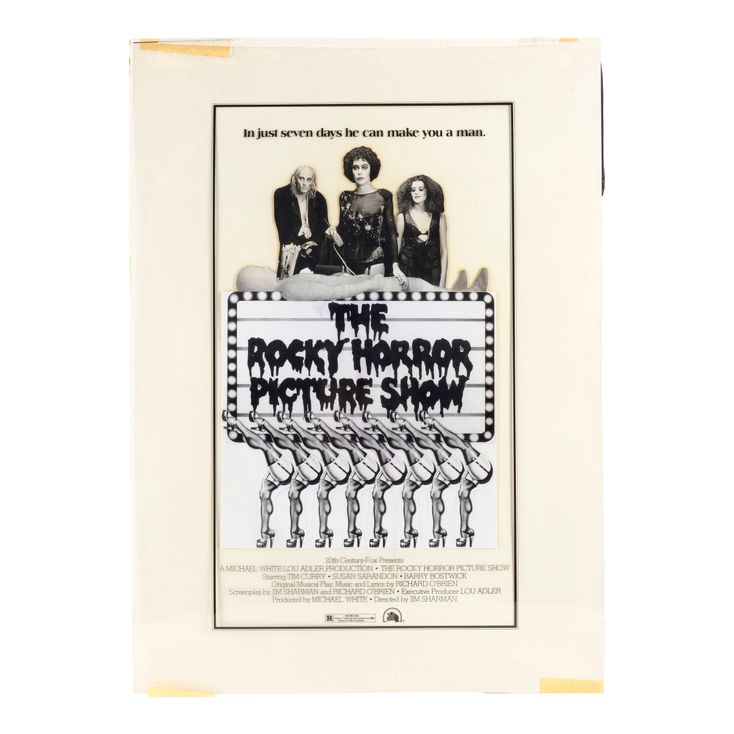 Lot 1589. Proposal Advertisement Poster | ROCKY HORROR PICTURE SHOW ...