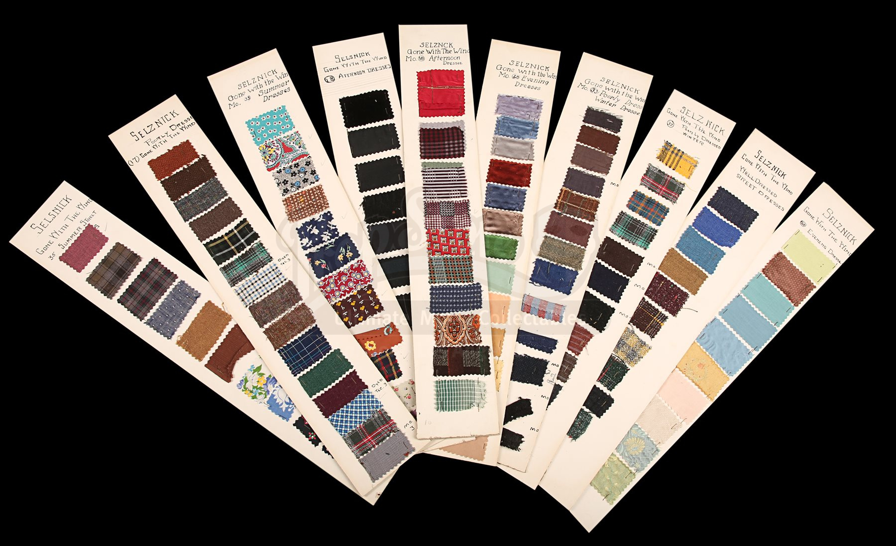 Collection of Vintage Fabric Swatches | GONE WITH THE WIND (1939)