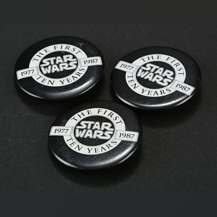 Three Star Wars The First Ten Years 1977-1987 Pins | STAR WARS: PREQUEL ...