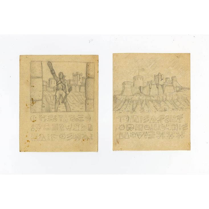 625. Tom Sullivan Collection Set of Four Hand-Illustrated Tom Sullivan ...