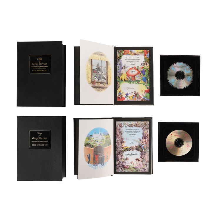 Lot #486: GEORGE HARRISON - Autographed Limited Edition Songs by George ...