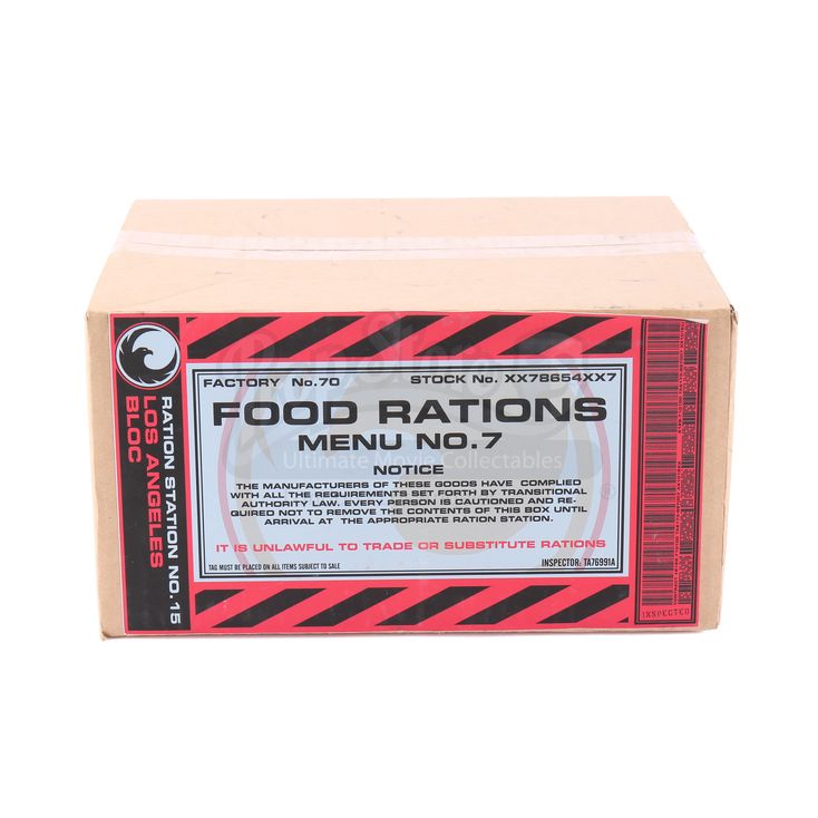 S2E10 The Garden of Beasts Los Angeles Food Rations Box 2 | COLONY ...