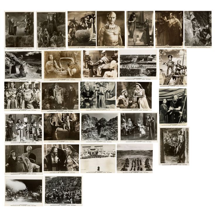 883. THE TEN COMMANDMENTS - Vintage Original 8x 10 BW Single-Weight ...