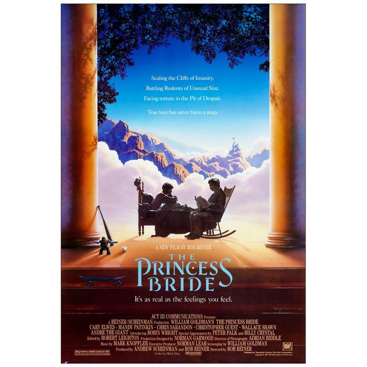 800. THE PRINCESS BRIDE - One Sheet One Sheet (27 x 40) Very Fine ...