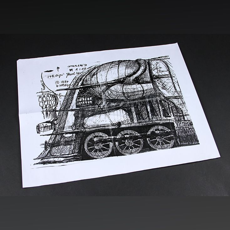 HR Giger Ghost Train Dream Design Copy | SPECIES (1995)