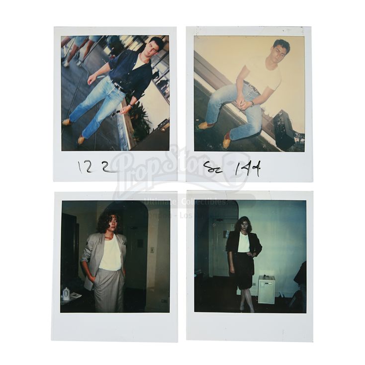 Four Continuity Polaroid Photographs | TOP GUN (1986)
