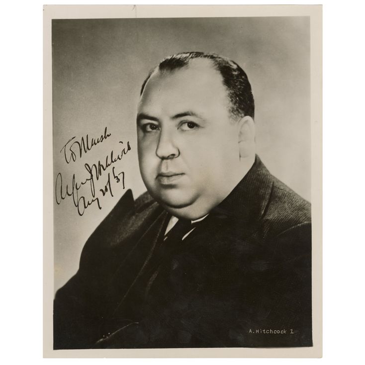 Lot 262 - Alfred Hitchcock-Autographed Portrait Photograph | ALFRED ...