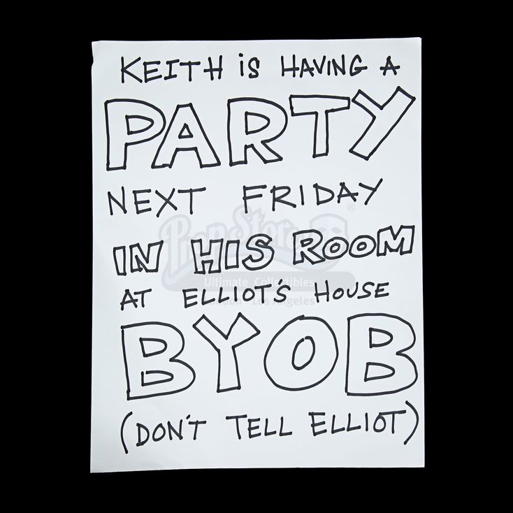 Party Invitation Handout | SCRUBS (2001-2010)