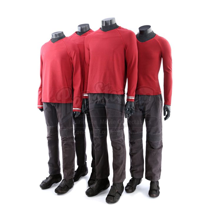 Set of Four Mens Enterprise Operations Uniforms | STAR TREK (2009)