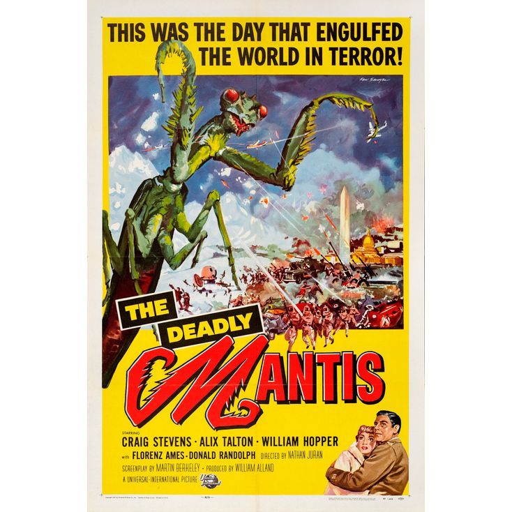 109. One Sheet (27 x 41 ); Very Fine Folded ### THE DEADLY MANTIS (1957)