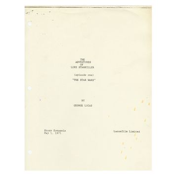 Lot # 370 : STAR WARS: A NEW HOPE (1977) - Charles Lippincott ...