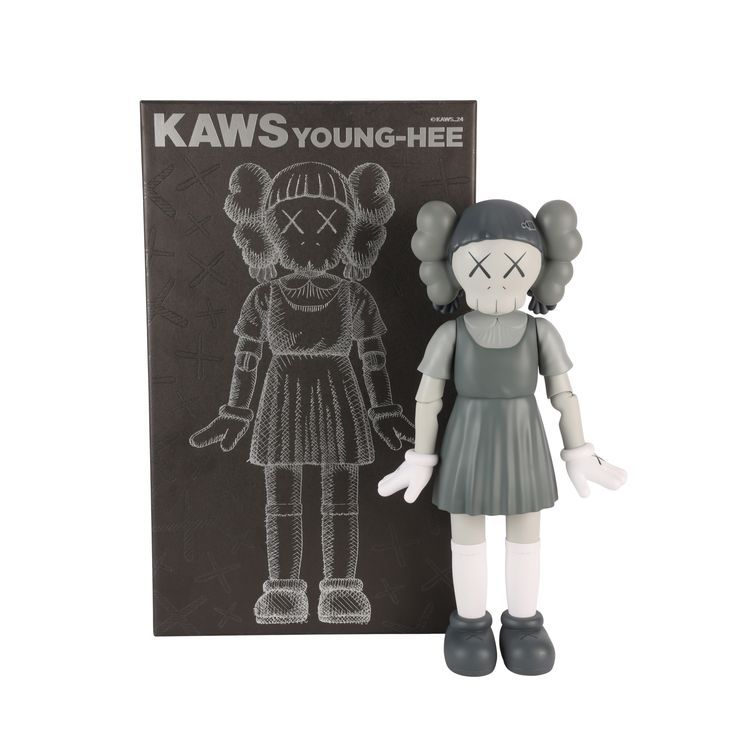 291. Young-Hee Monotone Vinyl Figure, 2024 | KAWS