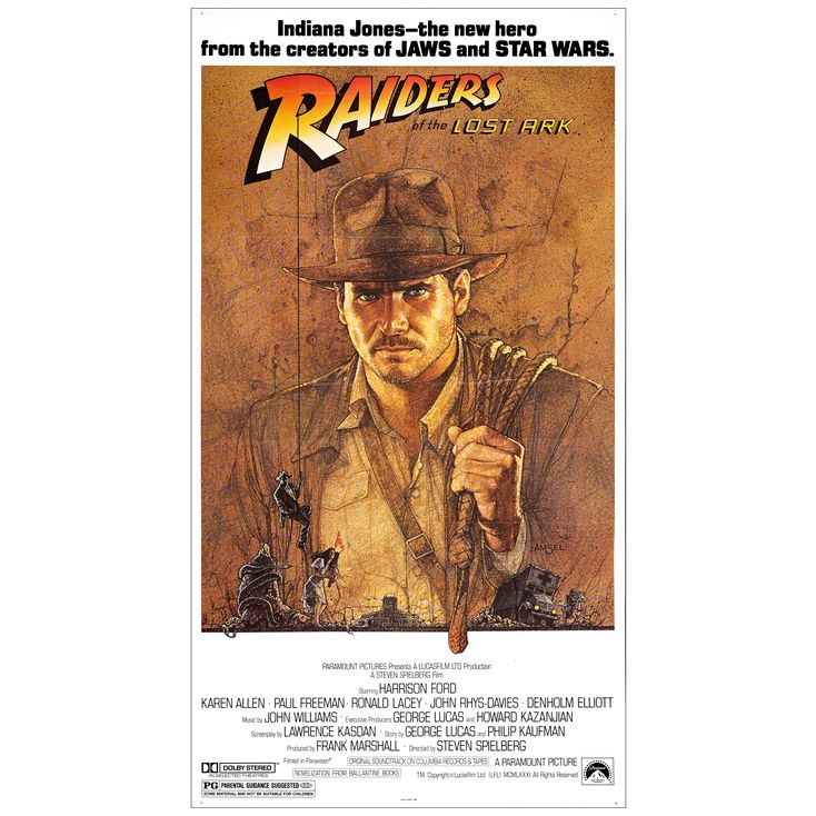 Lot # 17: INDIANA JONES AND THE RAIDERS OF THE LOST ARK - Three Sheet ...