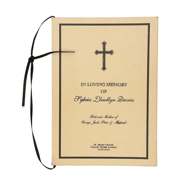 Memorial Booklet | FINDING NEVERLAND (2004)