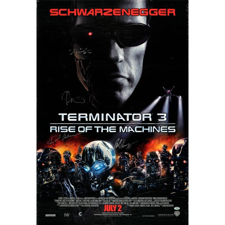 Lot # IT-174140 (LT-286929): TERMINATOR 3: RISE OF THE MACHINES (2003 ...