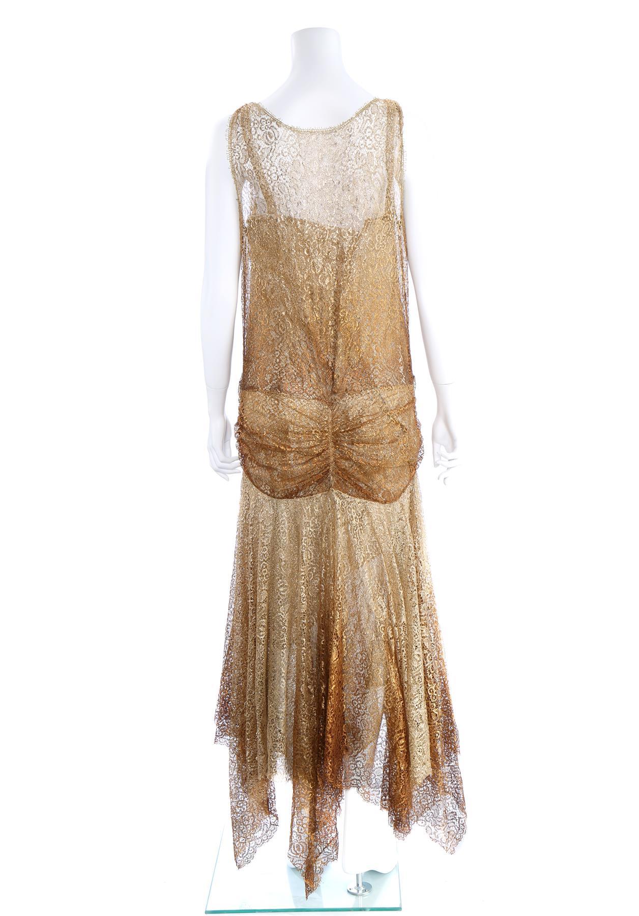 Daughter Maitlands (Margot Bingham) 1920S Style Copper Lace Dress ...