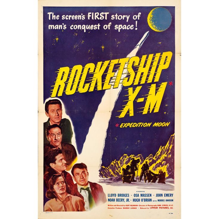 816. ROCKETSHIP X-M - One Sheet One Sheet (27 x 41) Very Fine Folded | ROCKETSHIP X-M (1950)