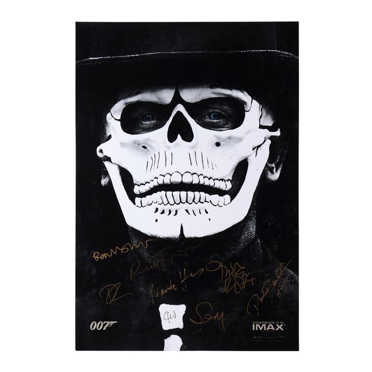 Lot 1369. Daniel Craig, Christoph Waltz and Cast-Autographed Day of the ...