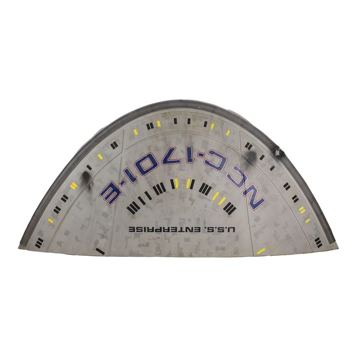 347. Screen-Matched Distressed USS Enterprise-E Oversized Filming Model ...