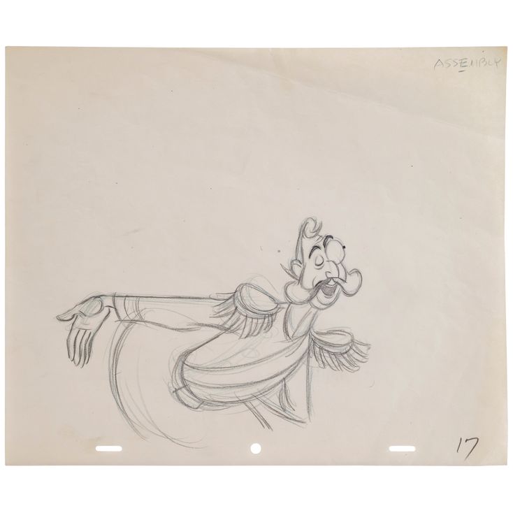 The Grand Duke - Original Production Drawing | CINDERELLA (1950)