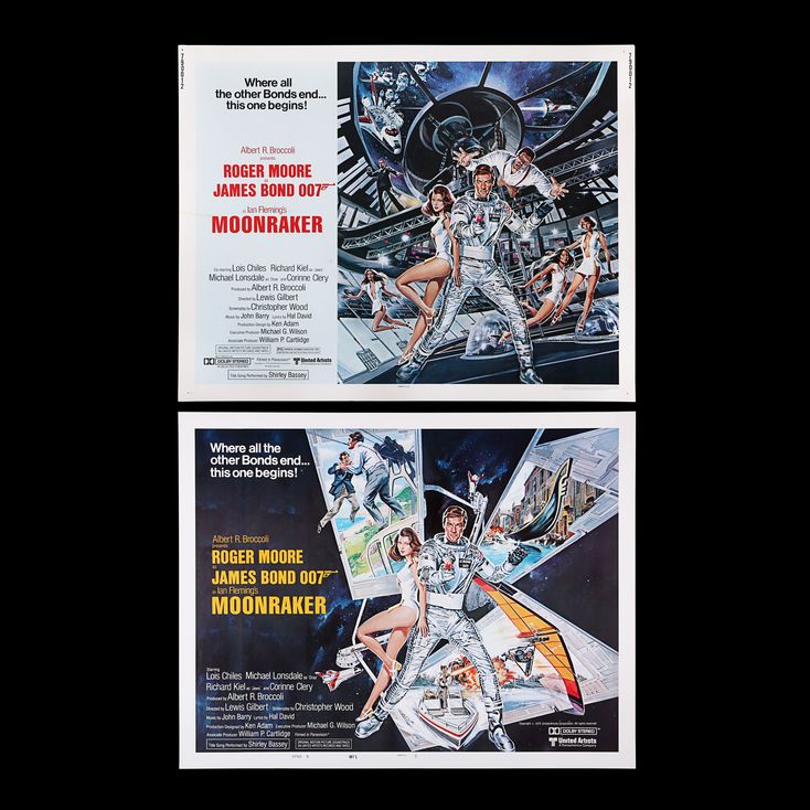 Two US Half-Sheet Posters, 1979 | MOONRAKER (1979)