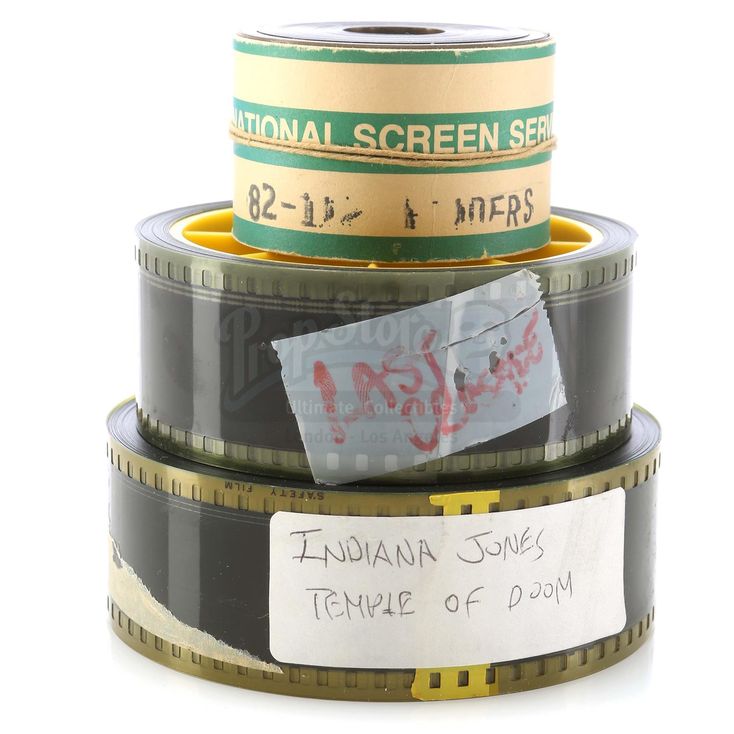 Set of 35mm Trailer Film Reels | INDIANA JONES: ORIGINAL TRILOGY (1981 ...