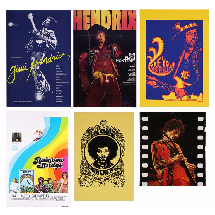 161. Set of Six Jimi Hendrix Posters ### JIMI HENDRIX