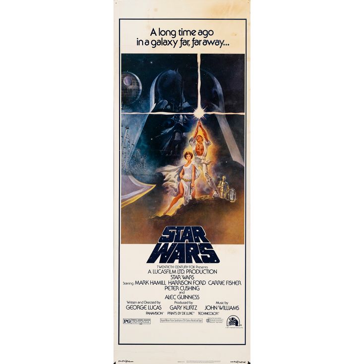 395. Insert (14 x 36 ); Very Good Rolled ### STAR WARS: A NEW HOPE (1977)