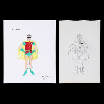 Lot # 710 : BATMAN (T.V. SERIES, 1966 - 1968) - Jan Kemp Hand-drawn and ...