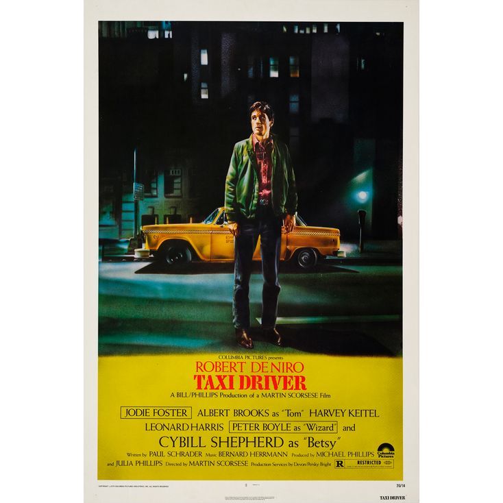 1158. One Sheet (27 x 41 ); Very Fine on Linen ### TAXI DRIVER (1976)