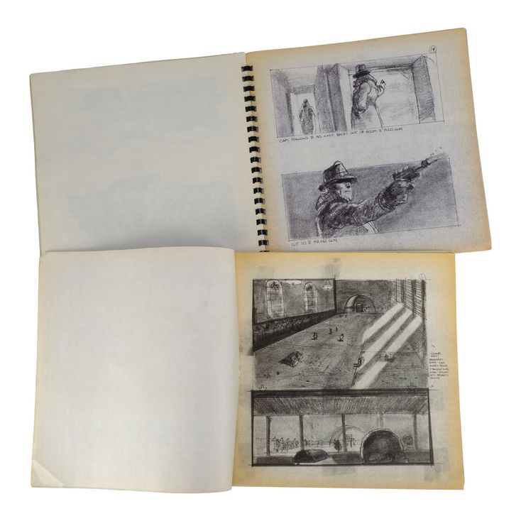 Lot # 56: BLADE RUNNER (1982) - Pair of Printed Storyboard Booklets of ...