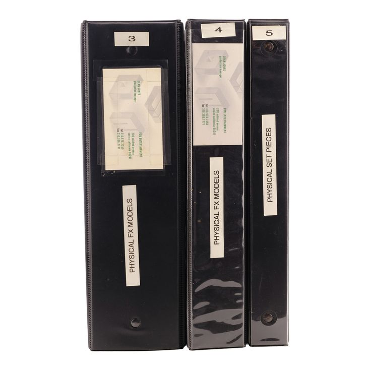 Lot 1010 - Set of Three Model Production Binders | THE MATRIX TRILOGY ...